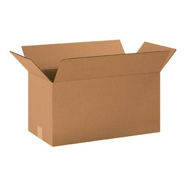 SSBM Tall Corrugated Boxes Brown Shipping Moving Packing Boxes ECT-32 ...