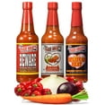 HOT HABANERO BEWARE COMATOSE and BELIZEAN HEAT Pepper Sauce 10oz - Walmart.com