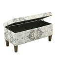HomePop Large Decorative Storage Bench, Multiple Colors - Walmart.com