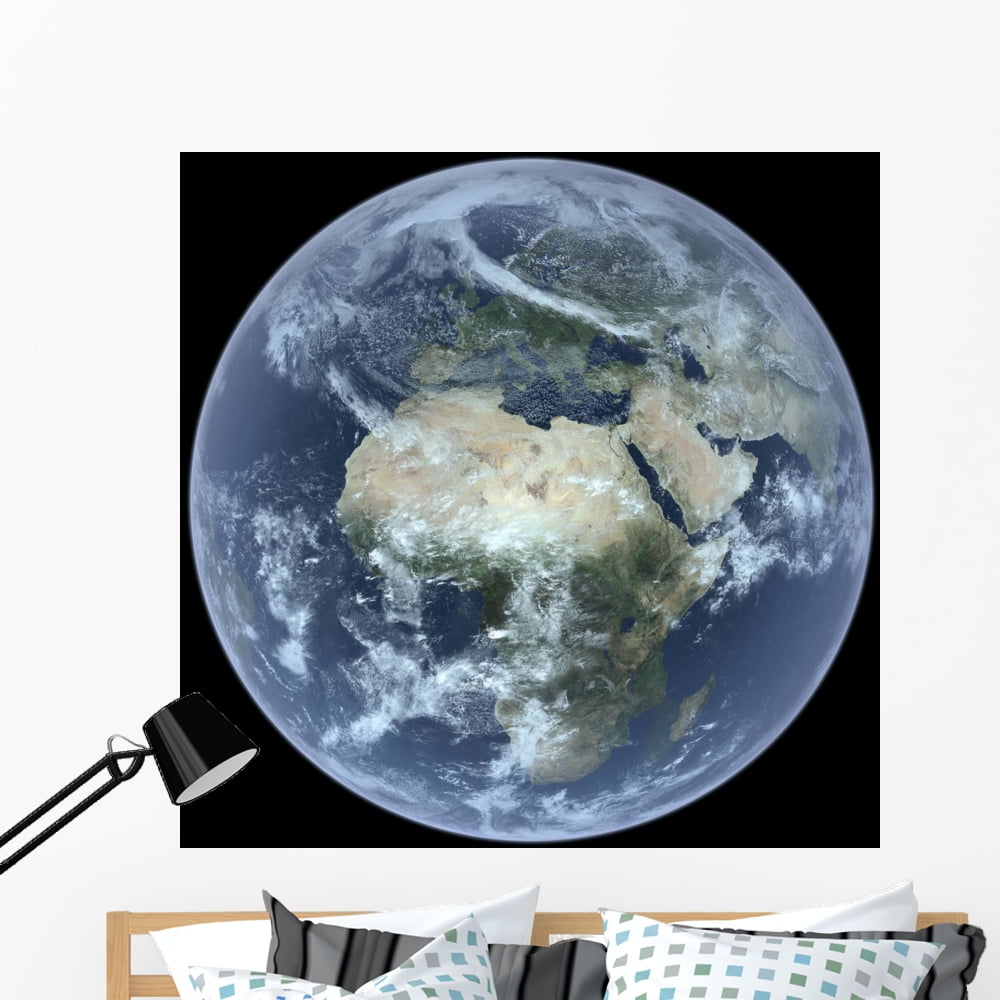 Real Planet Earth Wall Mural by Wallmonkeys Peel and Stick Graphic (48 ...