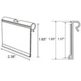 (Price/100 Pcs)100 Pcs Label Holder Clear Plastic Retail Price Hang Tag ...