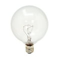 GE Incandescent Light Bulbs, 25 Watt, G16.5 Globe Bulbs, Small Base ...