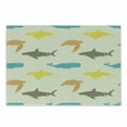 Animal Cutting Board, Pattern with Whale Shark and Turtle Aquarium ...
