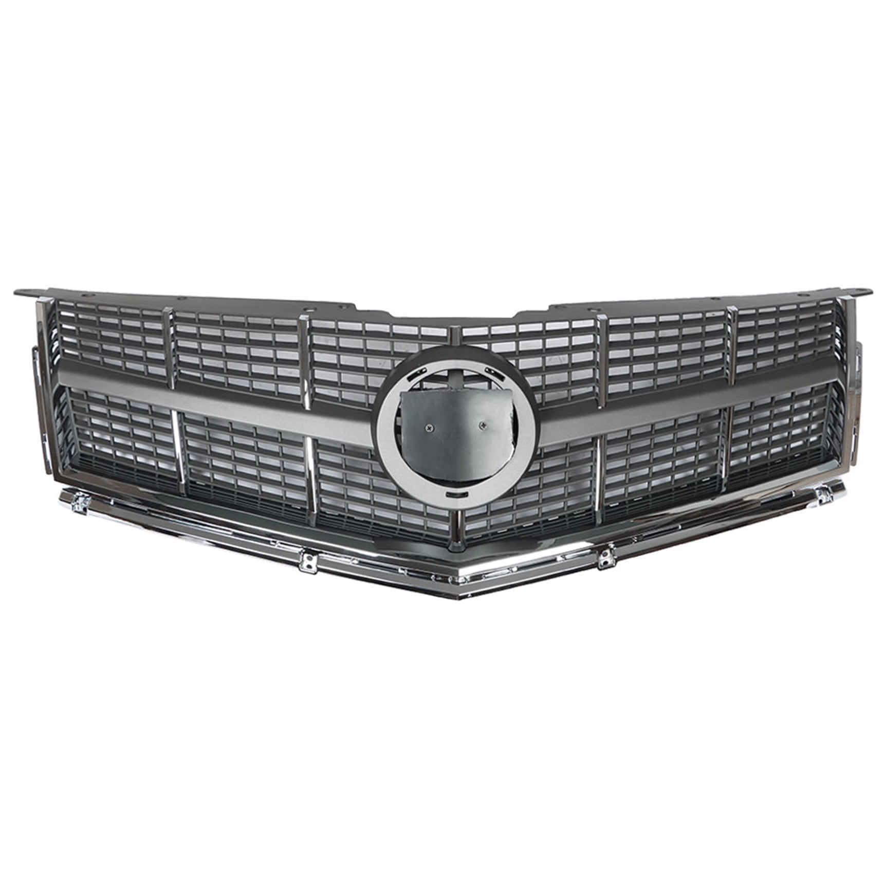 LABLT Front Bumper Upper Grille Chrome Mesh Trim Grill Fit for Cadillac ...