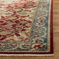 SAFAVIEH Kashan Vincent Oriental Area Rug, Red/Blue, 3'3" x 4'10 ...