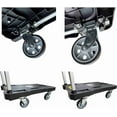 Fold Flat Cart, Plastic, 300 lb. Cap, 26" x 16-1/4" x 36" - Walmart.com