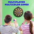 Sbekiev Magnetic Dart Board, 14 inch, Double-Sided, Safe Kids Play ...