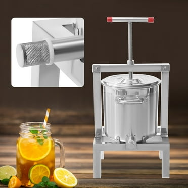 Hydraulic Jack Fruit Press Crusher 20L Manual Fruit Wine Press Juicer ...