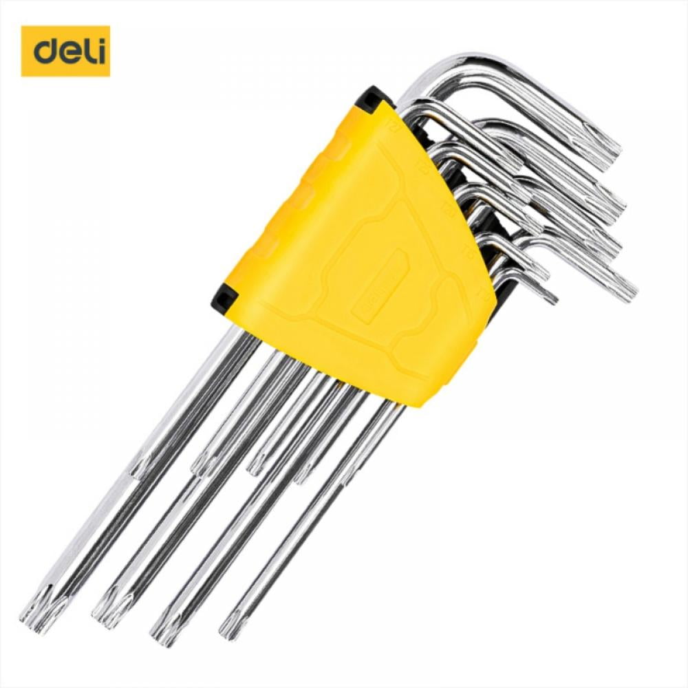 Deli 9-piece Allen Key Hexagon Wrench Tools Set,Hex Key Set Tools,Star ...