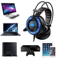axGear USB Gaming Stereo Headset Wired Over Ear Gaming Noise Cancelling ...