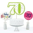 Big Dot of Happiness 70th Birthday - Cheerful Happy Birthday - Colorful ...