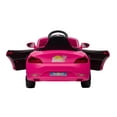 6V Barbie Convertible Ride on Car, Battery Powered Toy, Kids Ages 3 ...
