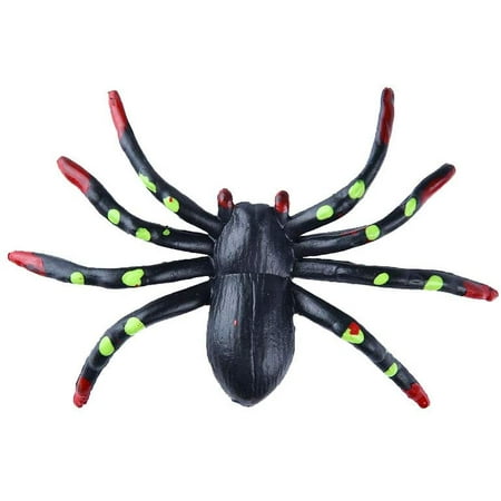Tatum88 20pcs Spider Toy Jungle Animal Spider Realistic Plastic Spiders ...