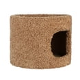 Classy Kitty Carpeted 1-Level 10.5" Cat Tree with Scratching Post ...