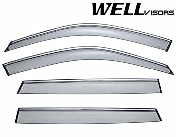 WellVisors Side Window Wind Deflector Visors - BMW X5 X5M E70 F15 2007 ...