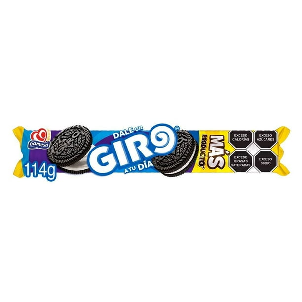 Galletas Gamesa Giro vainilla 114 g | Walmart en línea