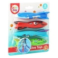 Play Day Diving Torpedoes 4-Pack Kids Pool Dive Toys Underwater Summer ...
