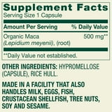 Spring Valley Maca Dietary Supplement Vegetarian Capsules for General ...