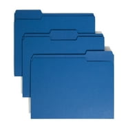 Business Source File Folder 1-Ply 1/3 Cut Assorted Tabs Letter 100/BX ...