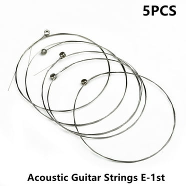 Durable 6 Pieces /G//E Guitar Strings Set for Acoustic/ Folk Guitar ...