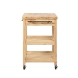 Powell Dillon Kitchen Cart, Natural - Walmart.com