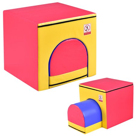 Gymax 2 in 1 Mailbox Trainer Tumbling Aid Gymnastics Sports Jumping Box ...