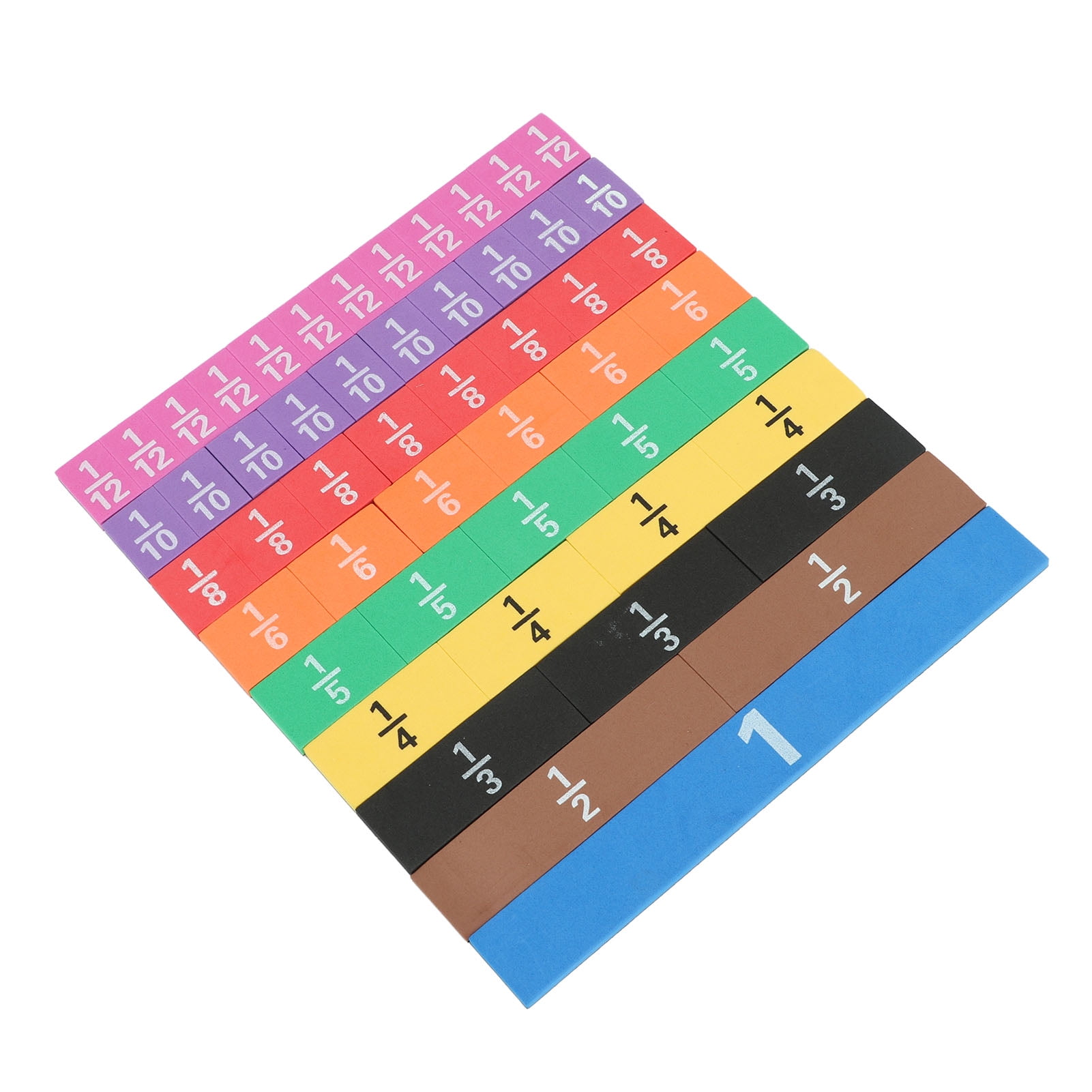 Click here for Zaqw Fraction Strips Bars  Bright Color Brain Trai... prices