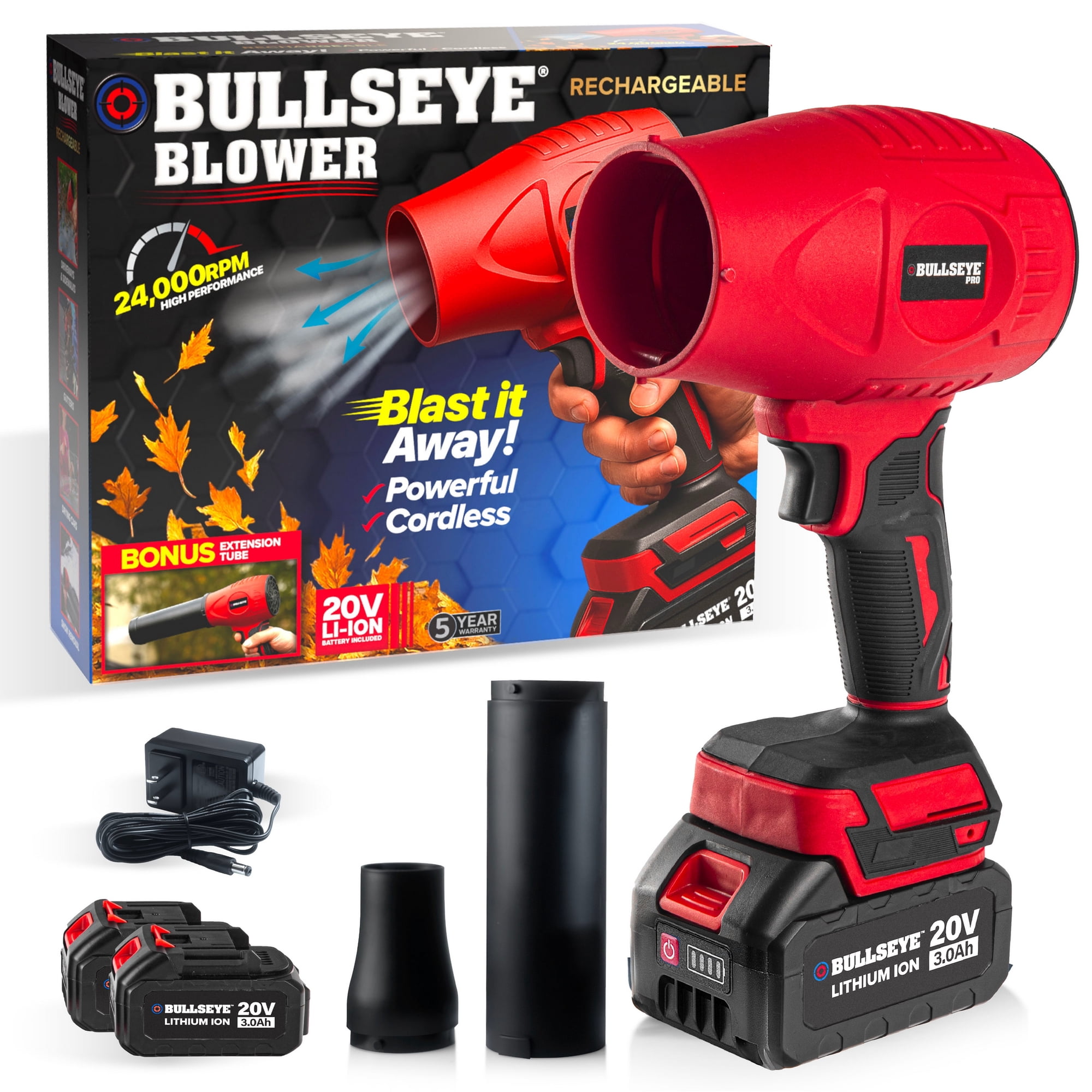 Click here for Bullseye Blower De Luxe Rechargeable Cordless Leaf... prices