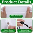 Hemvt 2 Pcs Plant Netting Cover with Zipper, 59" x 18" Fine Mesh Garden ...
