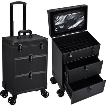 Omysalon Professional Makeup Artist Trolley with Rolling Wheels and ...