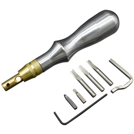Electronicheart Multifunctional Leather Tool Groover for Leather Edger ...
