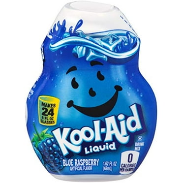 Kool-Aid Blue Raspberry Flavored Sugar-Free Liquid Drink Mix (1.62 oz ...