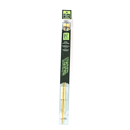 Clover Takumi Bamboo 13 Inch Single Point Knitting Needle Size 6 ...
