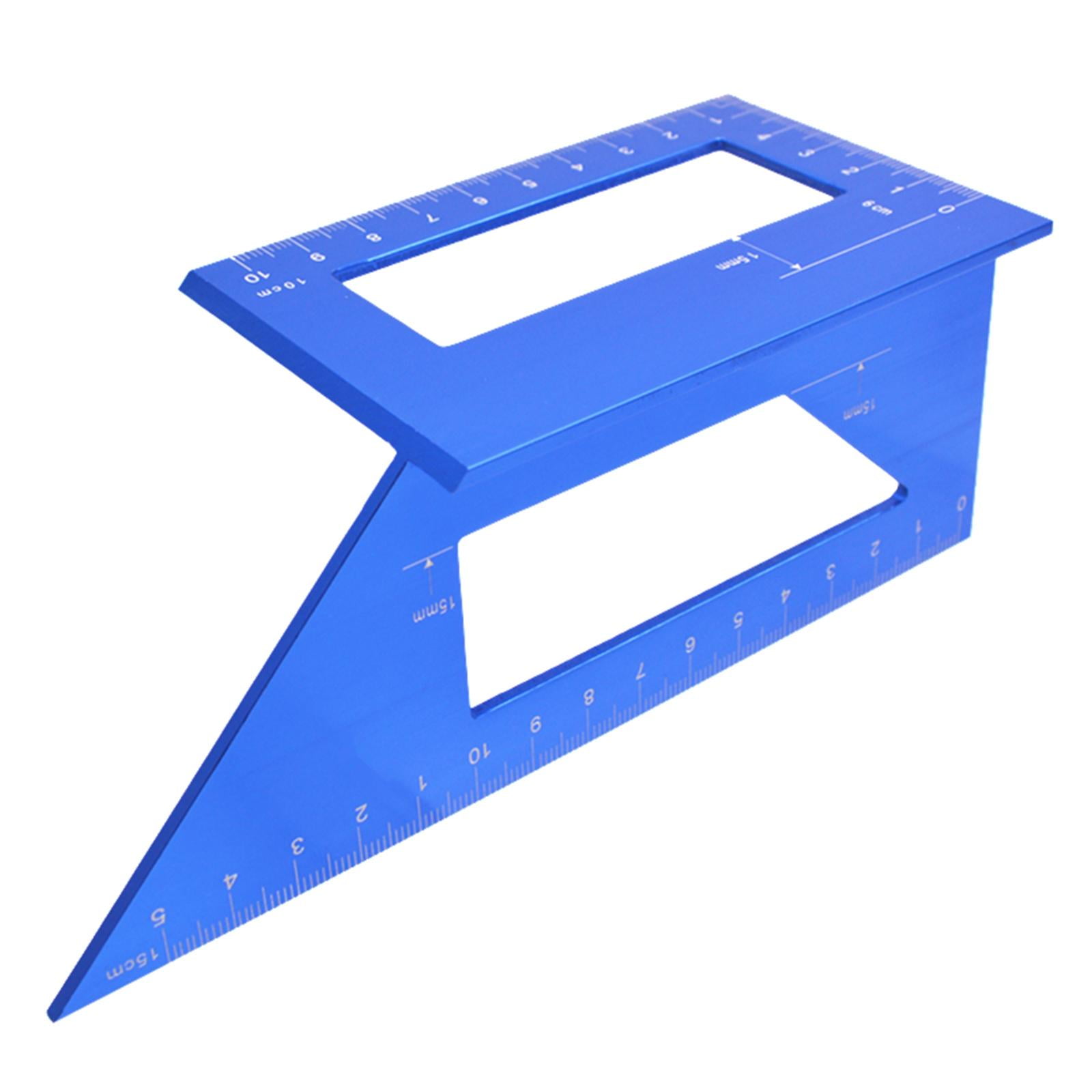 Aluminum Alloy Angle Ruler Layout Square 45/90 Degree Angle Ruler ...