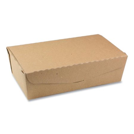 Pactiv NOB04SKEC 77 oz Earth Choice One Paper Box Container, Kraft ...