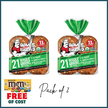 Dave's Killer Bread 21 Whole Grains and Seeds Organic Bread Loaf, 27 oz ...