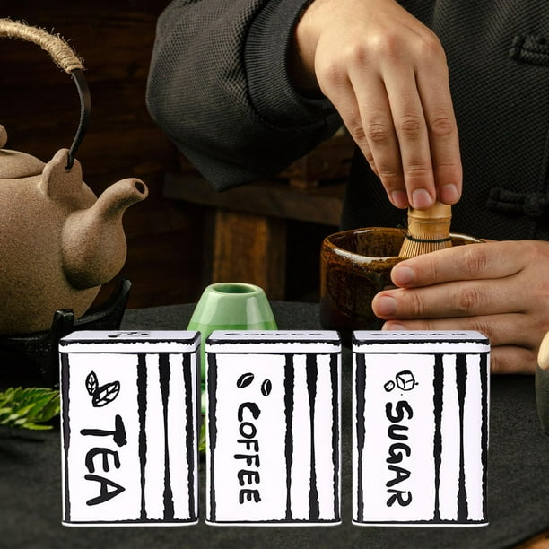 3 botes para té, café y azúcar, para cocina, multifunción, prácticos y ...