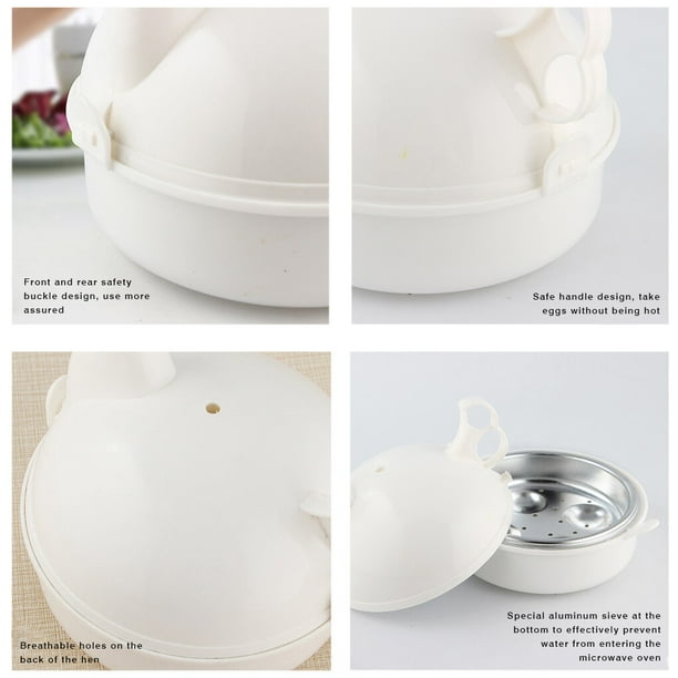 Microwave Oven Egg Steamer 4 Slots Breakfast Boiling Cooker Cartoon ...