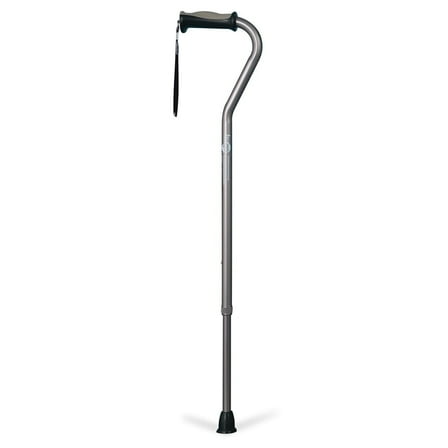 HUGO Adjustable Offset Handle Cane with Reflective Strap, Cocoa HSA/FSA ...