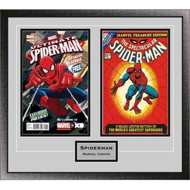 Perfect Cases Double Comic Book Frame with Engraving in Classic ...