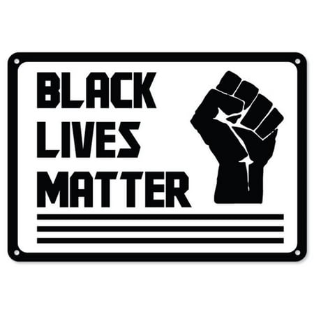 SignMission Z-1014-BLM1 BLM Plastic Sign - Black Lives Matter | Walmart ...