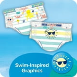 Pampers Splashers Medium Size Disposable Swim Diapers for Babies, 11 ct ...