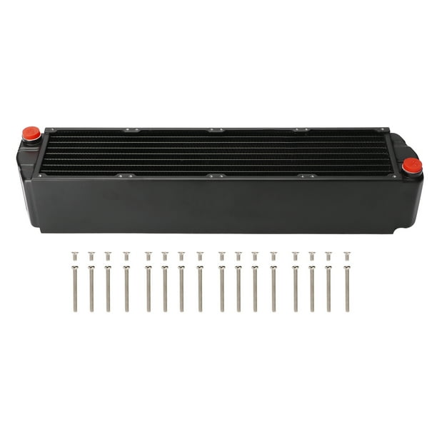 Water Cooling Radiator, 24 Tubes G1/4 Threaded Interface CPU Water ...