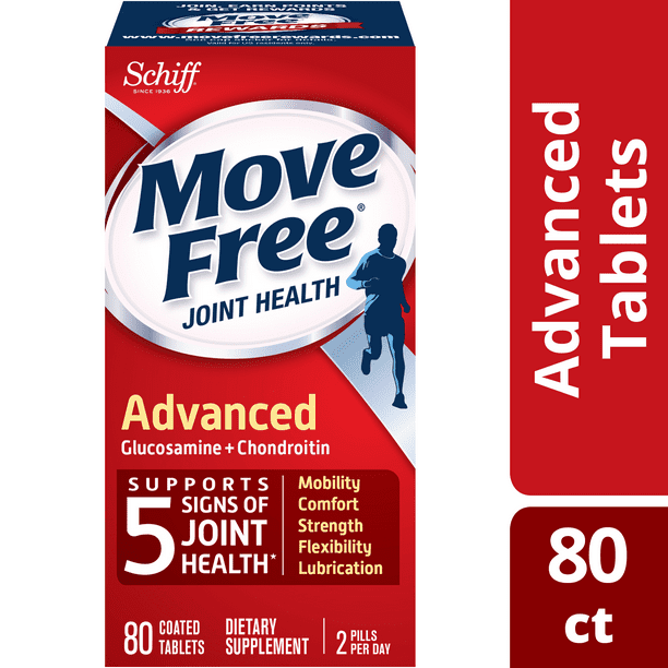 Move Free Advanced, 80 tablets - Walmart.com - Walmart.com