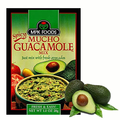 Spicy Guacamole Seasoning Mix, by MPK Foods 1 Ounce (4 Pack) - Walmart.com