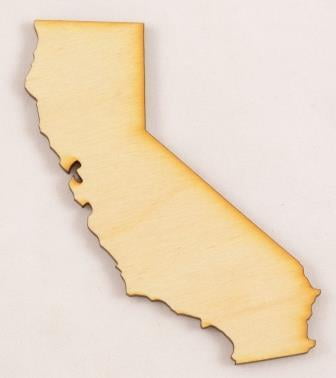 California State Cutout Size:Large 14.25" x 23.5" 1 Pc Thickness:1/8 ...