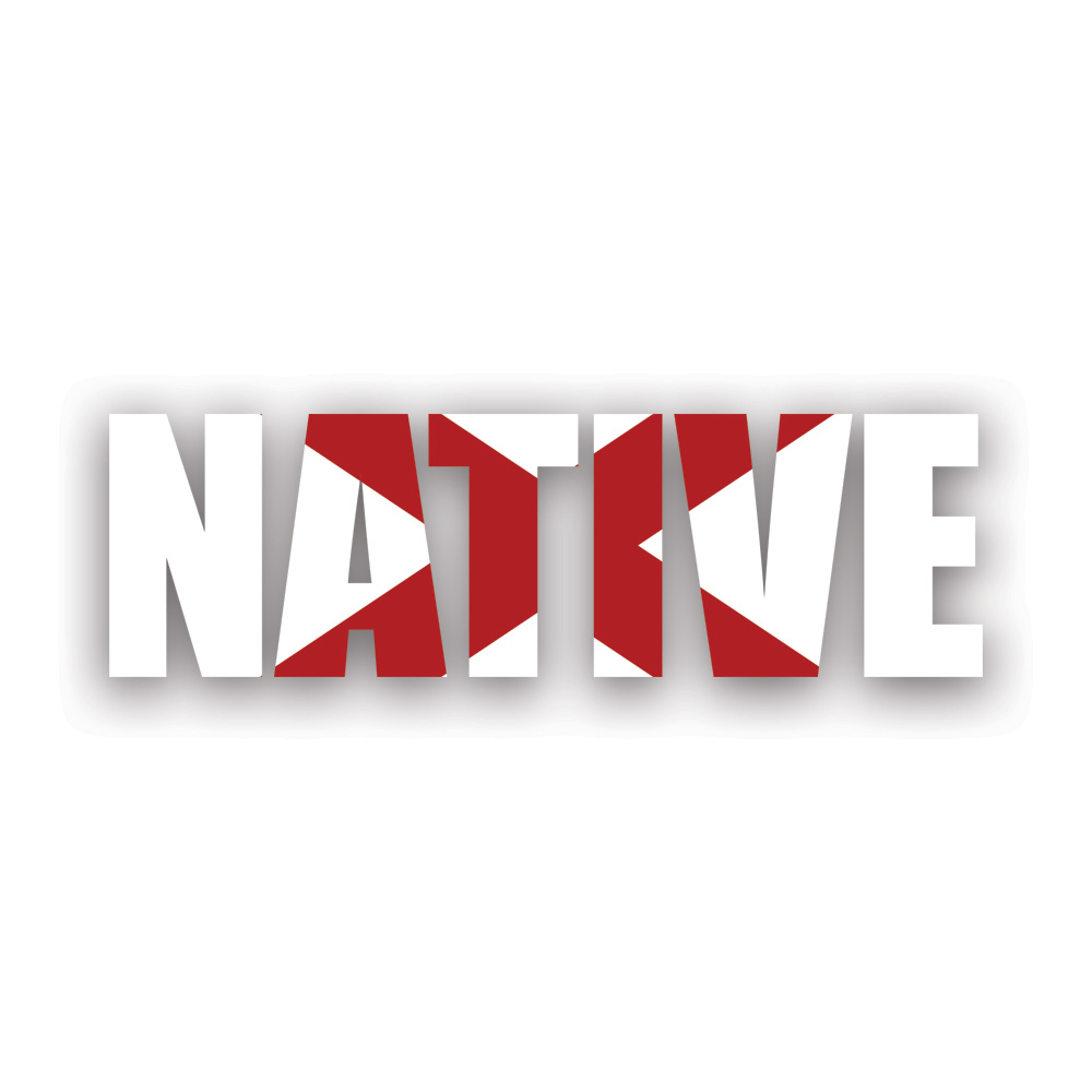 Alabama Native Sticker Decal - Self Adhesive Vinyl - Weatherproof ...