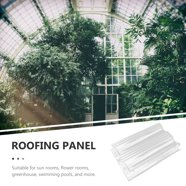Suntuf 26 in. x 6 ft. UV Resistant PVC Plastic Roof Cover: Clear ...