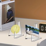 PUREOY 12/24Pcs Clear Display Stand Mini Stable Triangle Coin ...