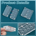 1Set Acrylic Magnetic Flip Top Paintbox Multifunction Palettes Painting ...